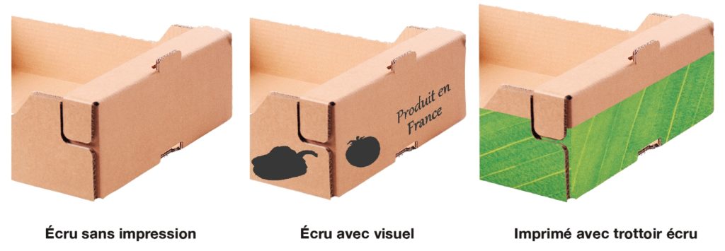 Le plateau fruits et légumes en carton ondulé, un emballage performant